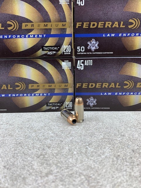 Federal P45HST2 Premium Law Enforcement 45 ACP 230 gr HST JHP - Pistol ...