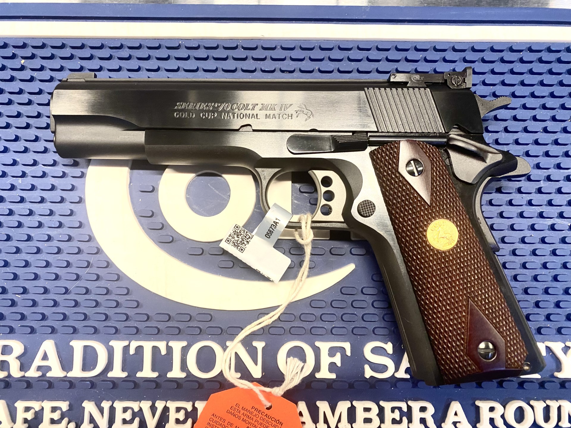 NIB Colt Gold Cup National Match - .38 Super - O5873A1 - Semi Auto Pistols at GunBroker.com ...